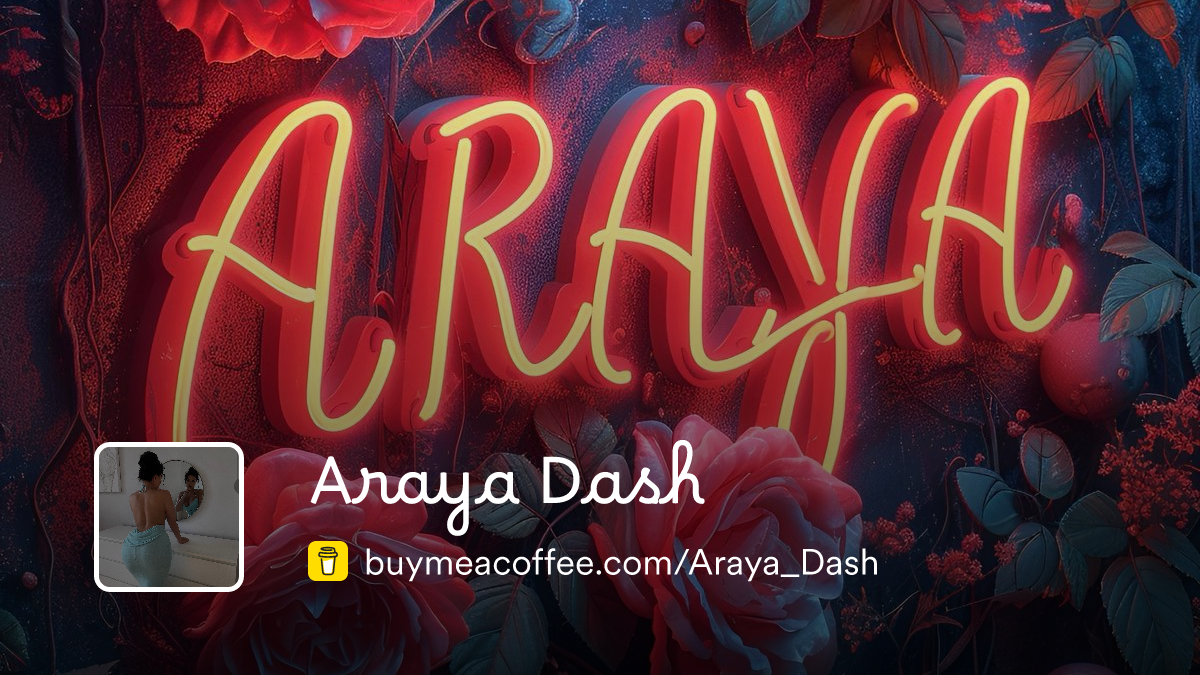 Araya Dash - Buymeacoffee