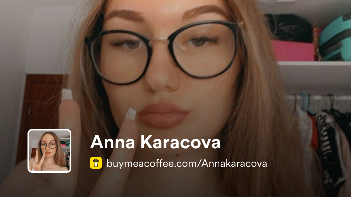 Anna Karacova - Buymeacoffee