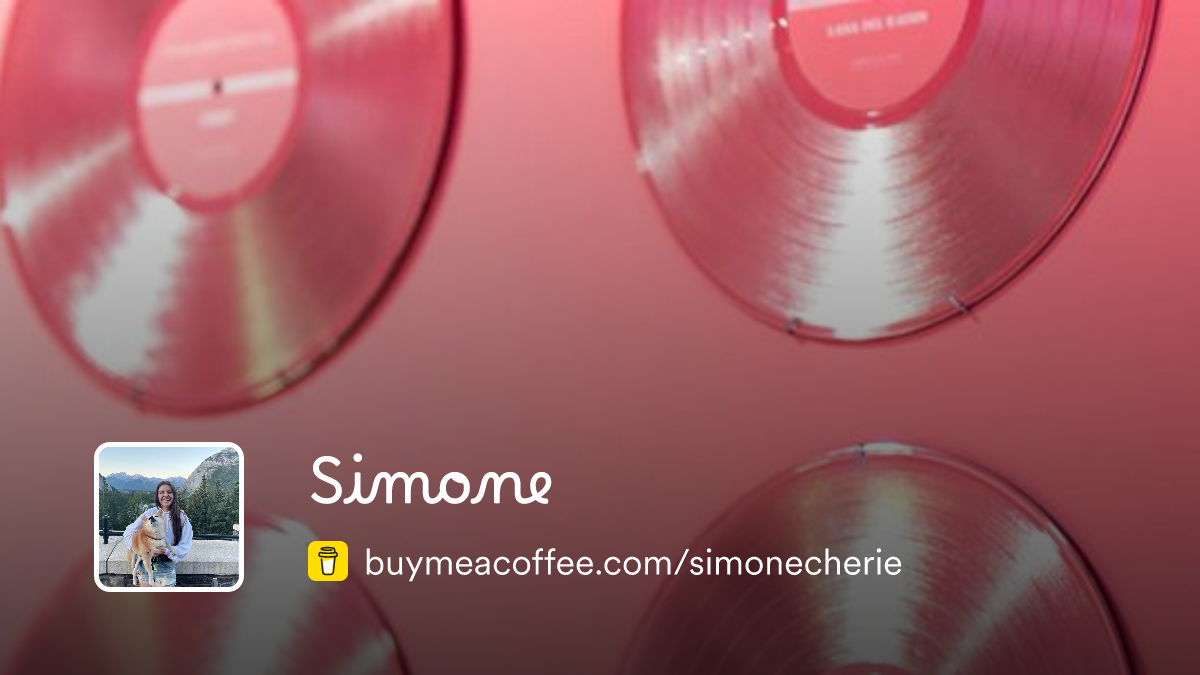Simone - Buymeacoffee