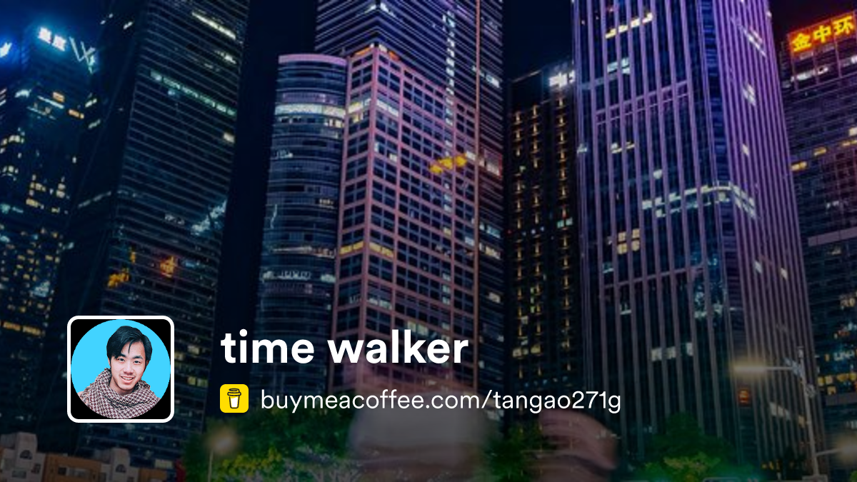 time walker - Buymeacoffee