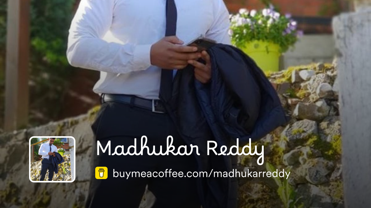 Madhukar Reddy - Buymeacoffee