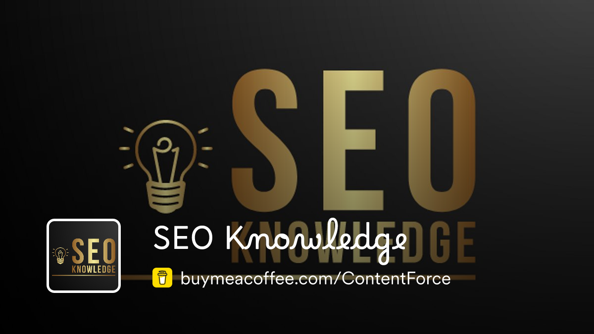 SEO Knowledge - Buymeacoffee