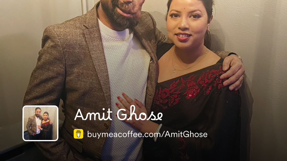 Amit Ghose - Buymeacoffee