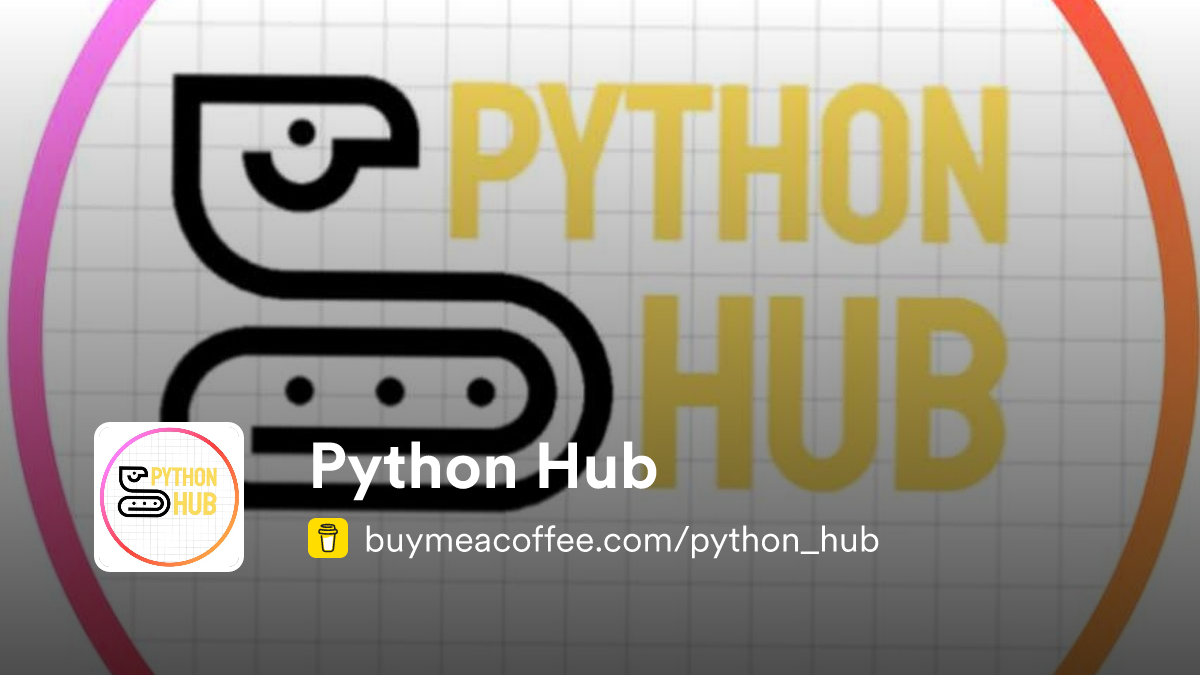 Python Hub is Najbolji i najpovoljniji IT kursevi - Buymeacoffee