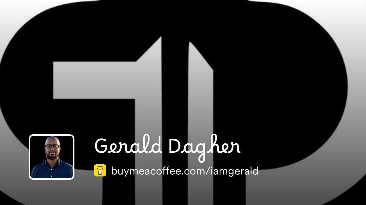 Gerald Dagher - Buymeacoffee