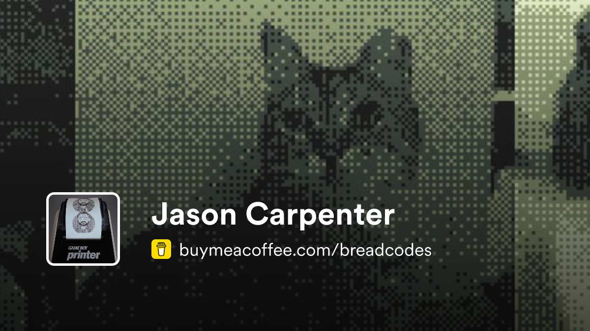 Jason Carpenter is retro games, & retro game accessories - Buymeacoffee