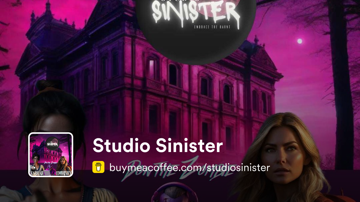 Studio Sinister is A video documentary & a LIVE broadcasted audio investigation - Buymeacoffee