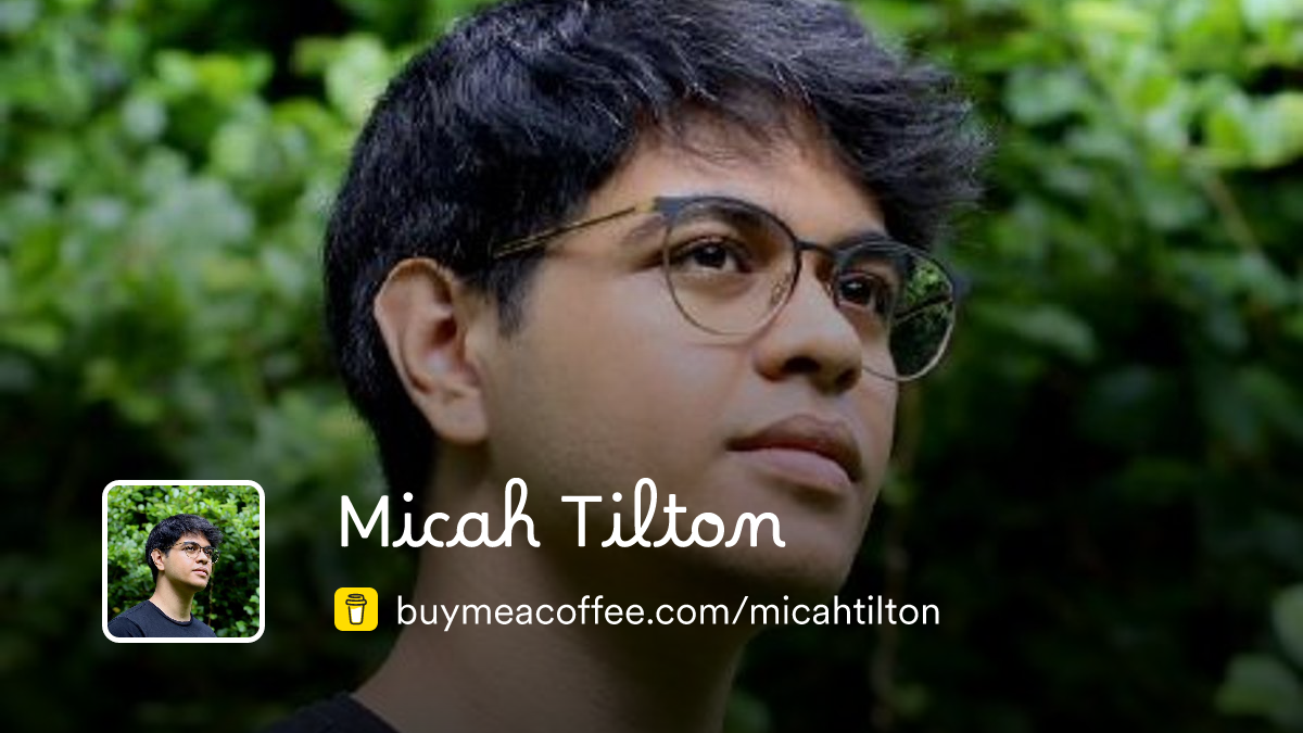Membership | Micah Tilton - Buymeacoffee