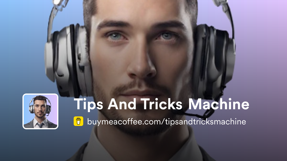 Tips And Tricks Machine is I make tutorials on software tools and AI ...