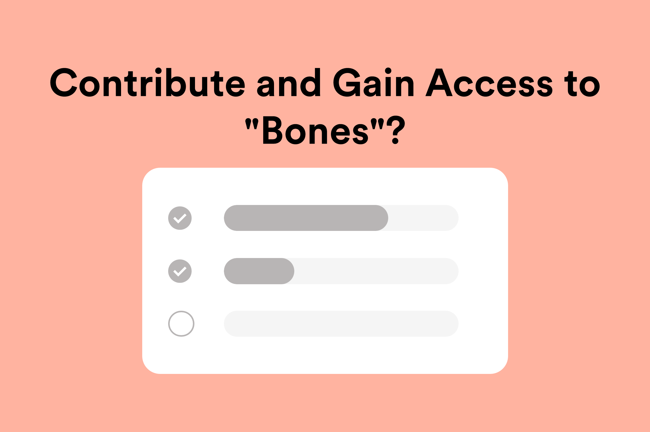 Contribute and Gain Access to "Bones"? — Josiah Shillow - Buymeacoffee