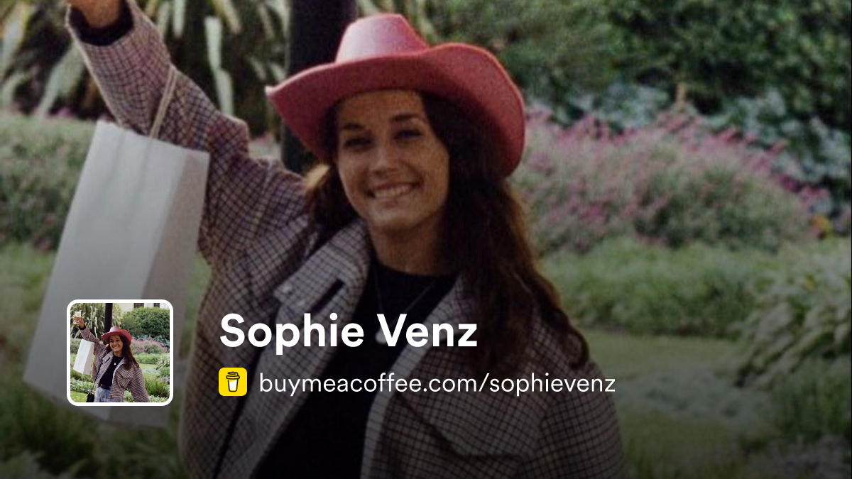 Sophie Venz is full of nonsense - Buymeacoffee