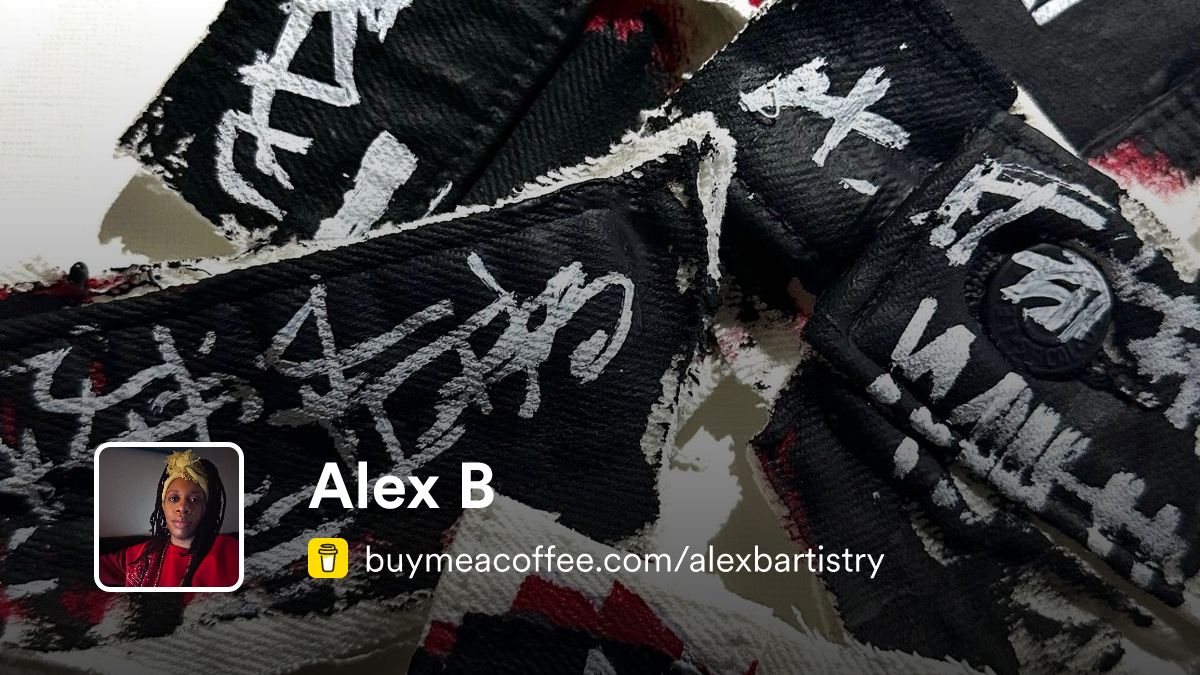 Alex B is Abstract denim art, drawings, collages and microfictions ...