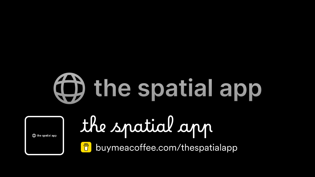 the spatial app - Buymeacoffee
