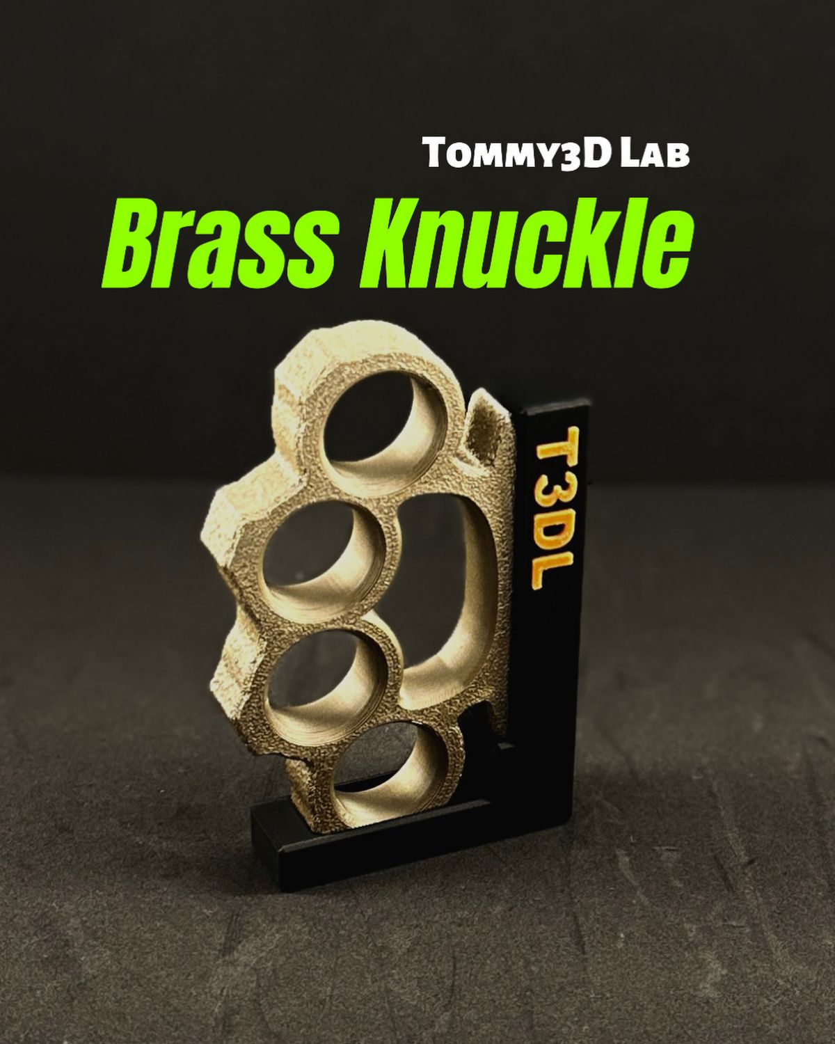 Impactful Decor – The Brass Knuckle as a Statement! — Tommy 3D Lab ...