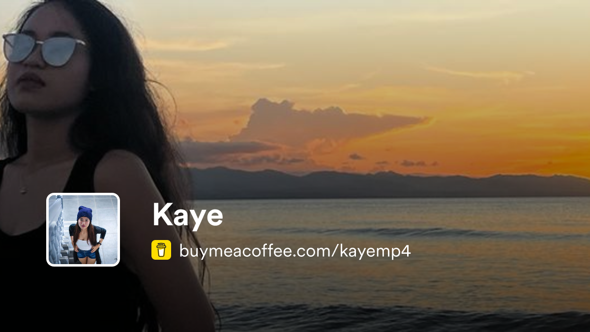 Kaye is Song Covers, Travel Vlogs, Video editing - Buymeacoffee