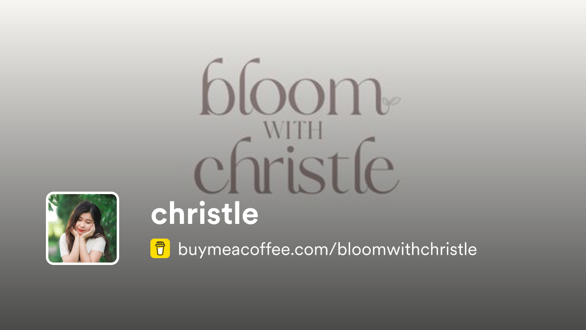 Extras | christle - Buymeacoffee