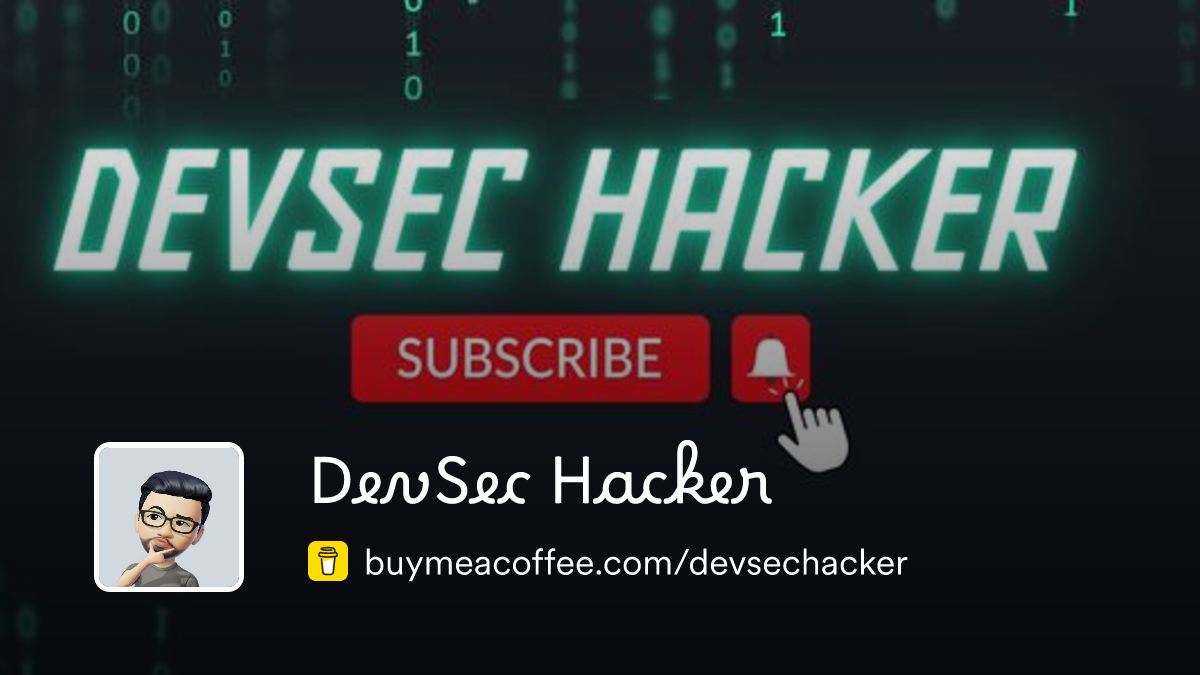 DevSec Hacker - Buymeacoffee