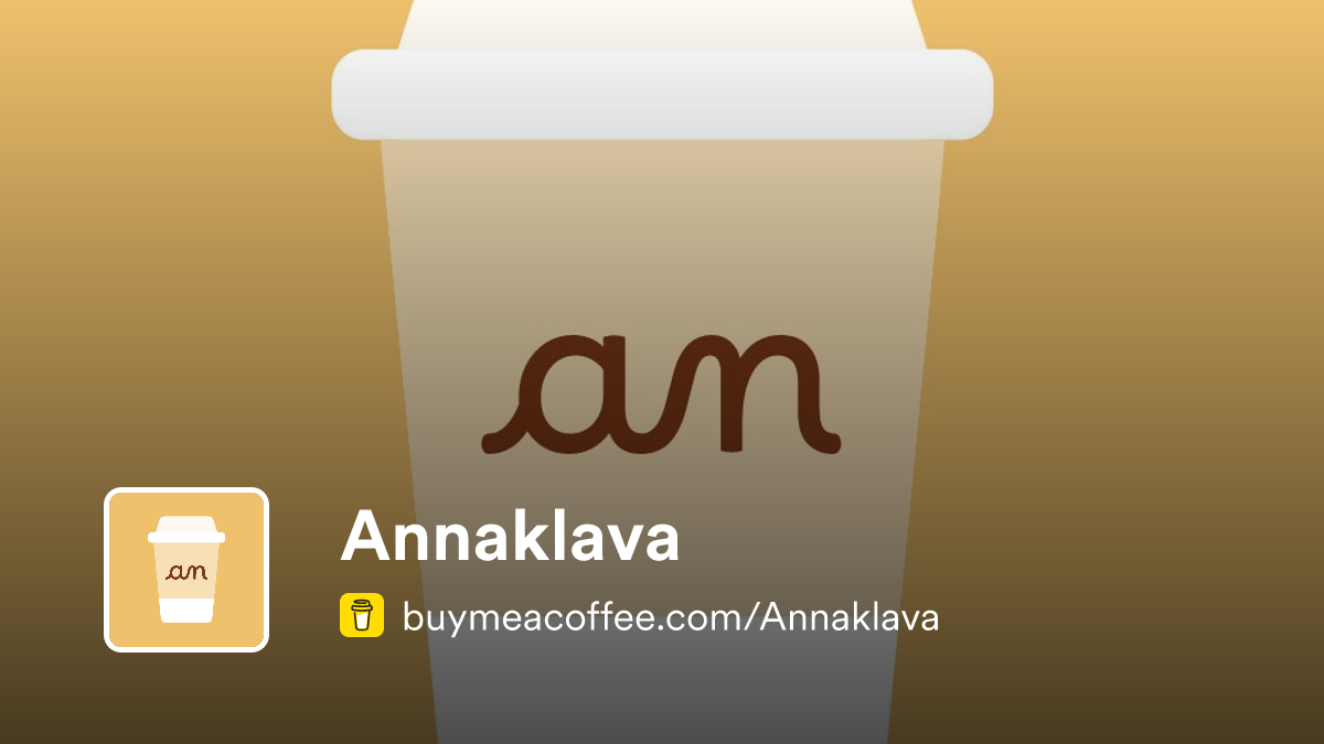 Annaklava - Buymeacoffee