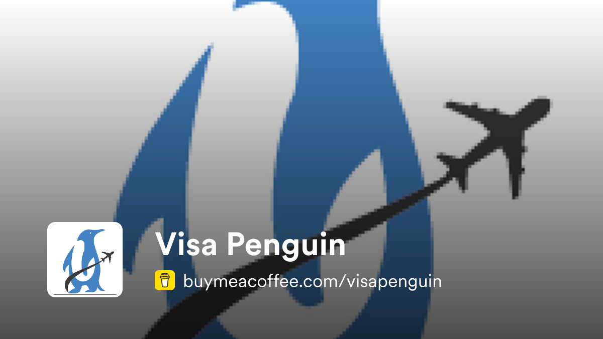 Visa Penguin - Buymeacoffee