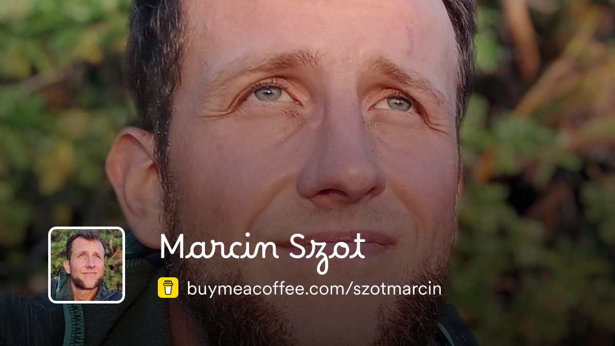 Marcin Szot - Buymeacoffee