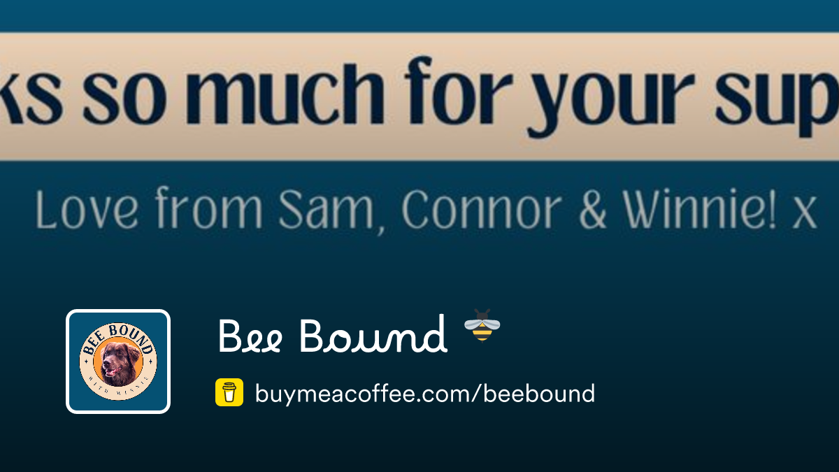 Bee Bound 🐝 - Buymeacoffee