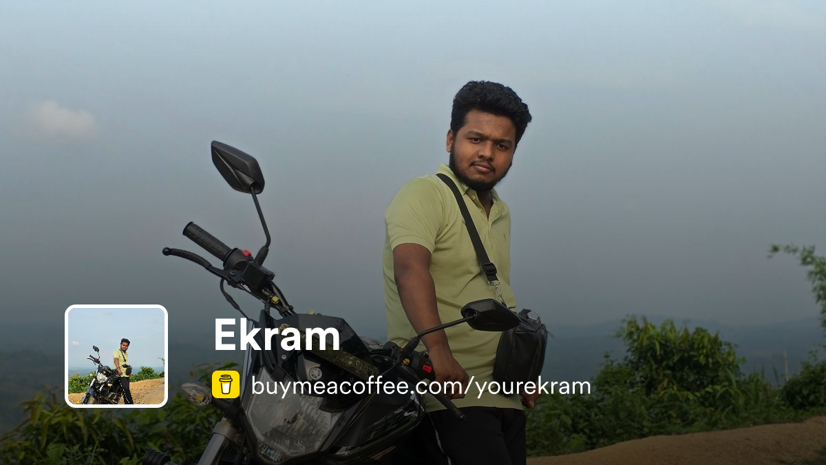 Ekram - Buymeacoffee
