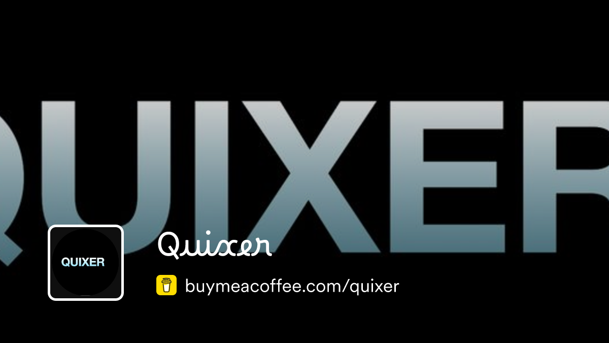 Quixer - Buymeacoffee