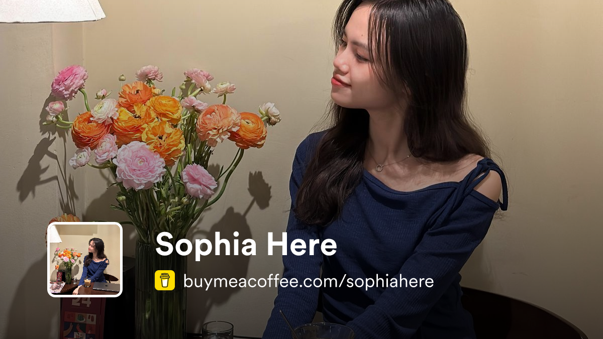 Sophia Here - Buymeacoffee