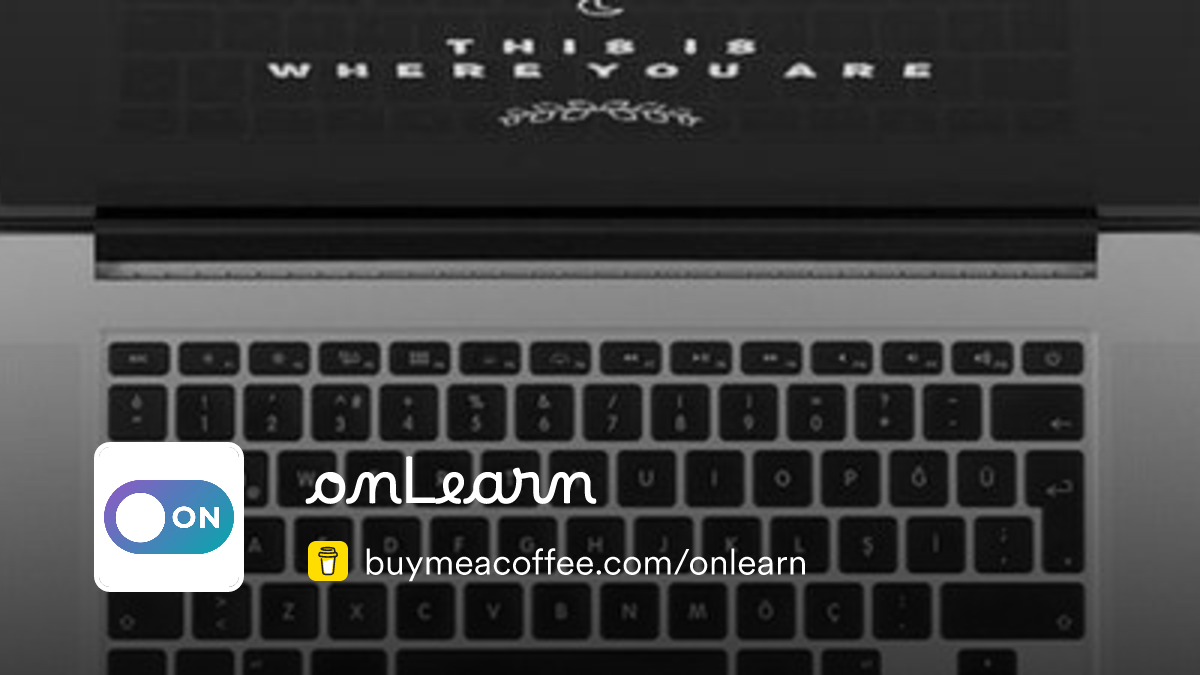 onLearn is Software Training - Buymeacoffee