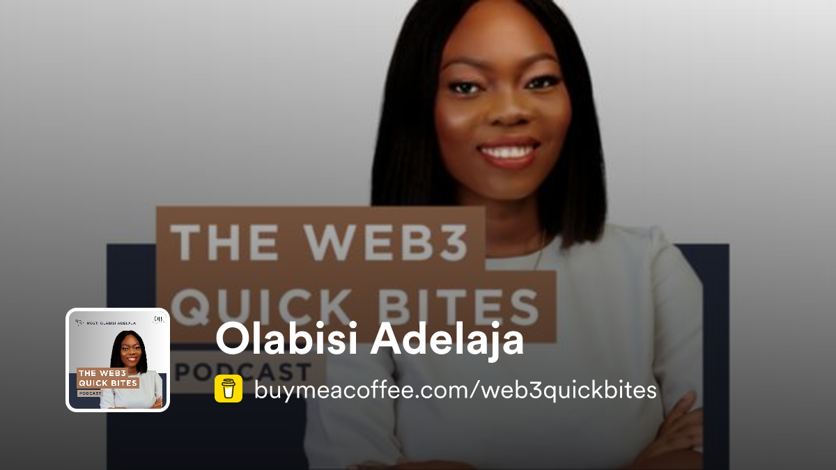 Olabisi Adelaja - Buymeacoffee