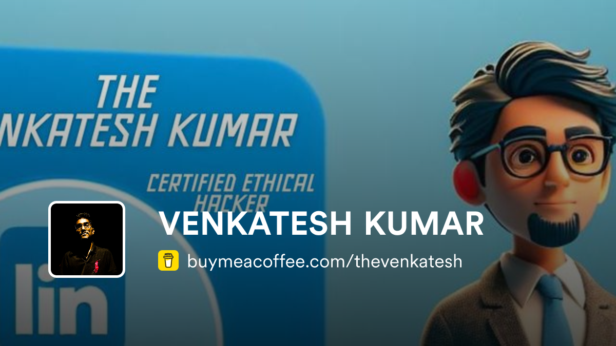 VENKATESH KUMAR - Buymeacoffee