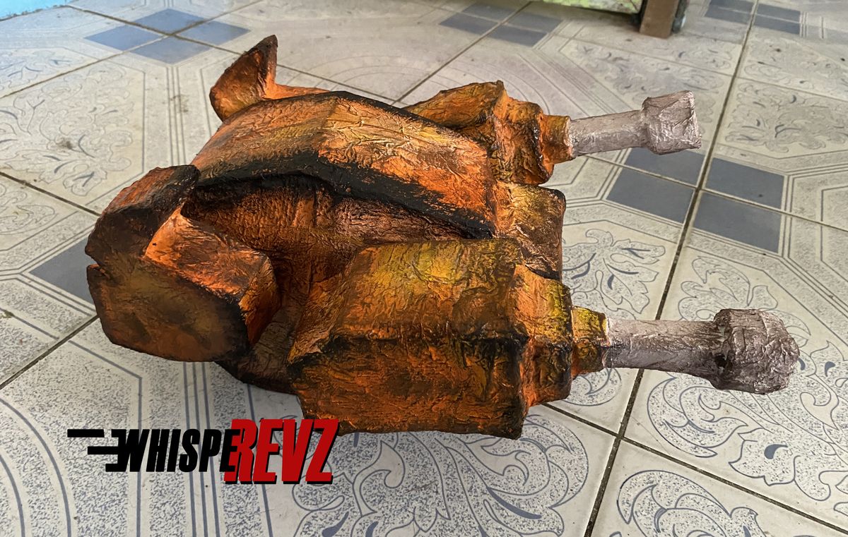 Steve's Lava Chicken Paper Mache — Whisperevz - Buymeacoffee