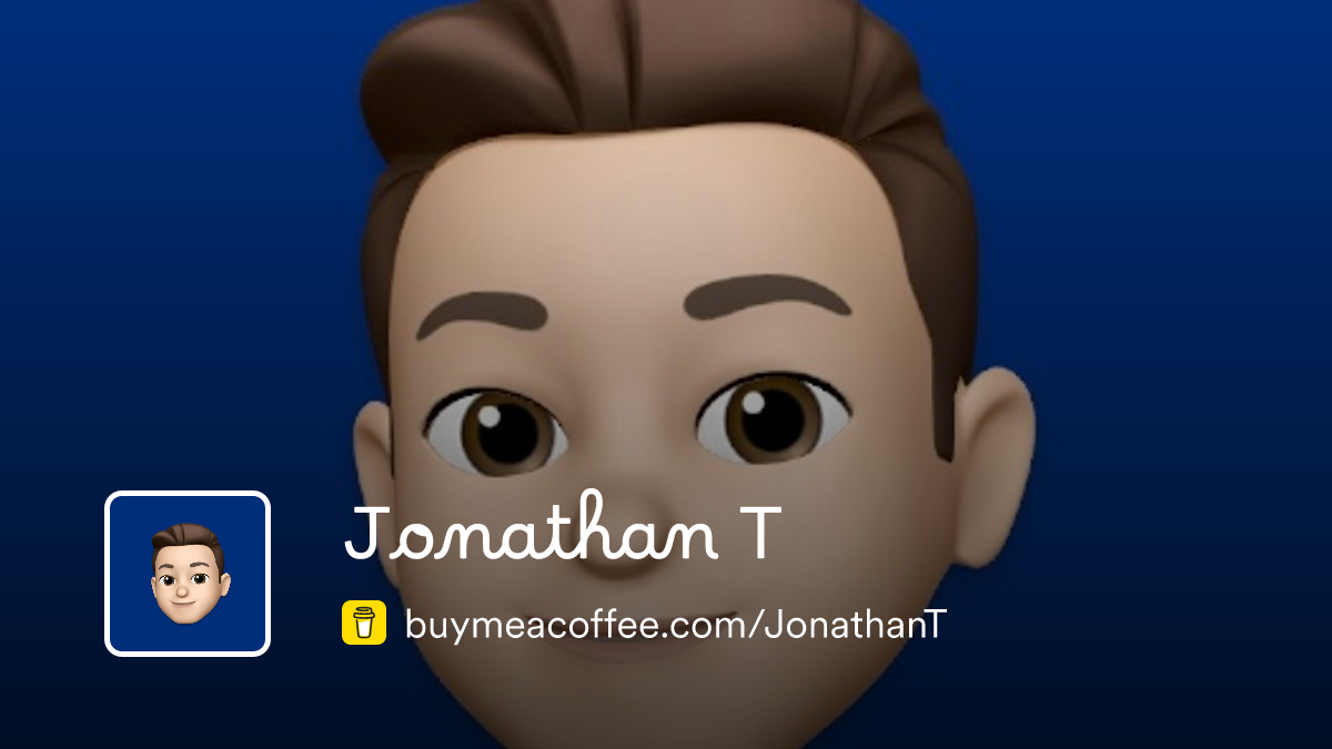 Jonathan T - Buymeacoffee