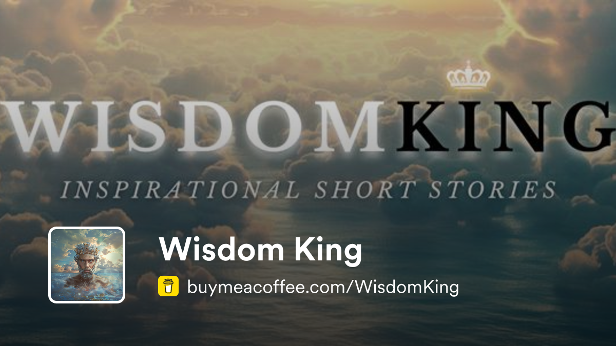 Wisdom King is Inspirational Short Stories - Buymeacoffee