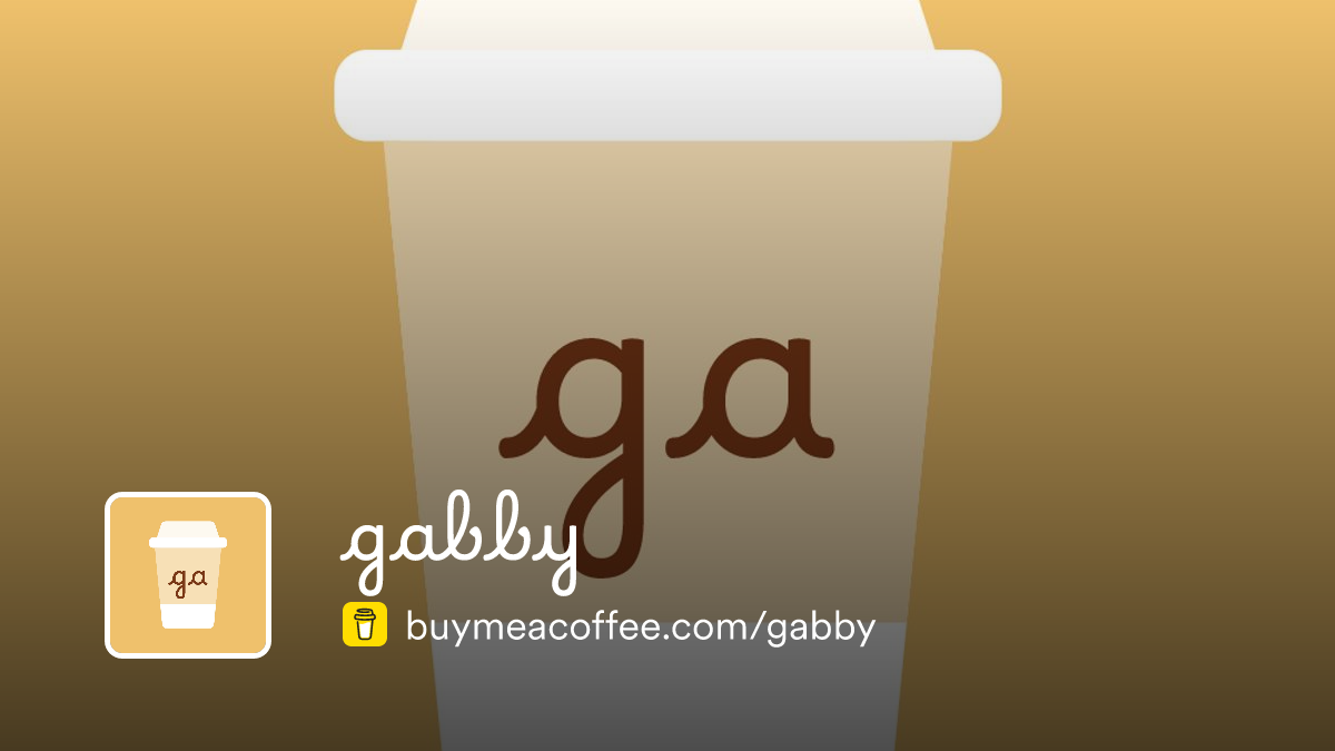 gabby - Buymeacoffee