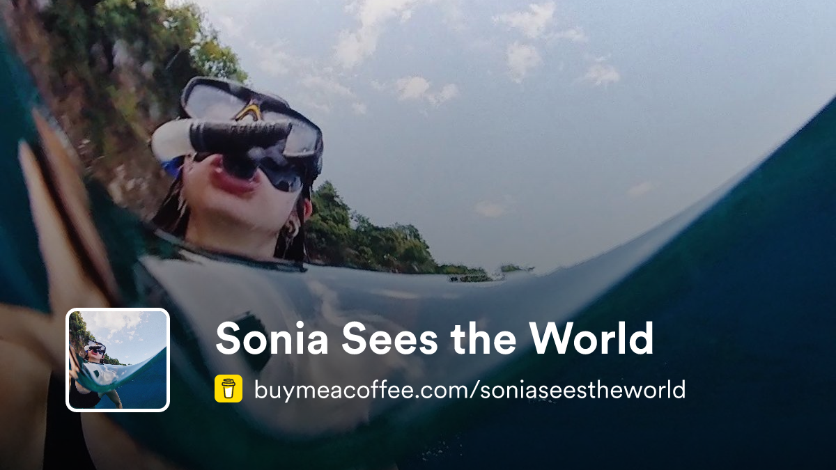 Sonia Sees the World - Buymeacoffee