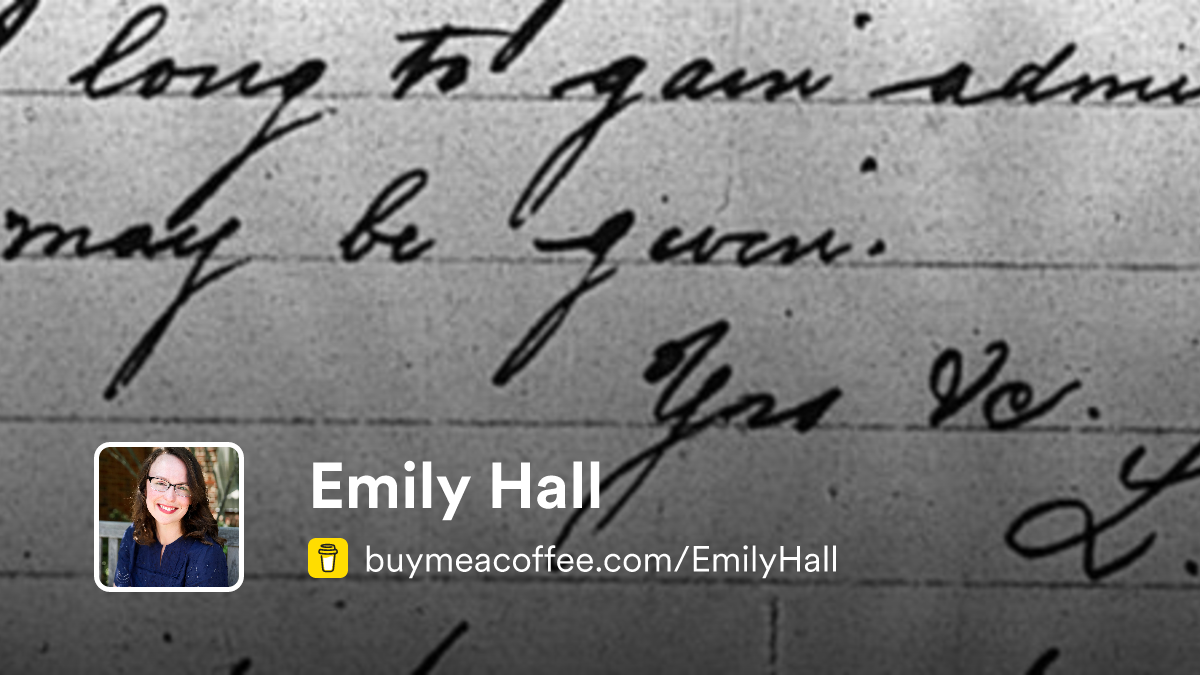 Emily Hall - Buymeacoffee