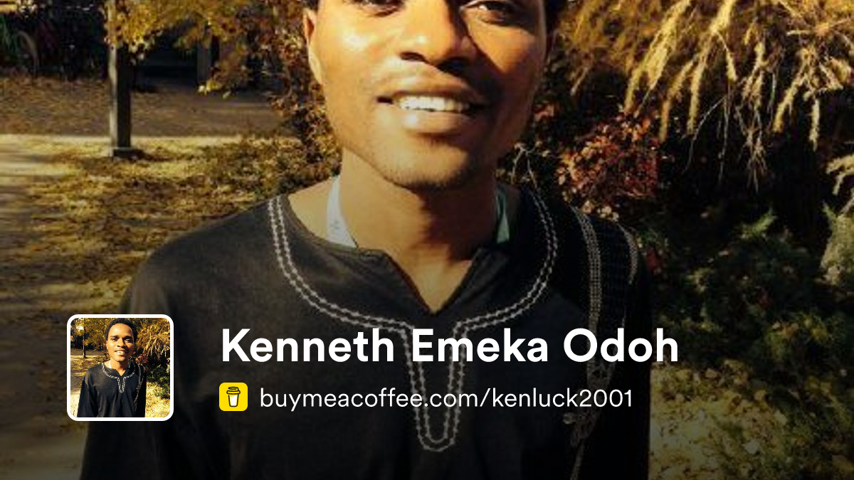 Kenneth Emeka Odoh - Buymeacoffee