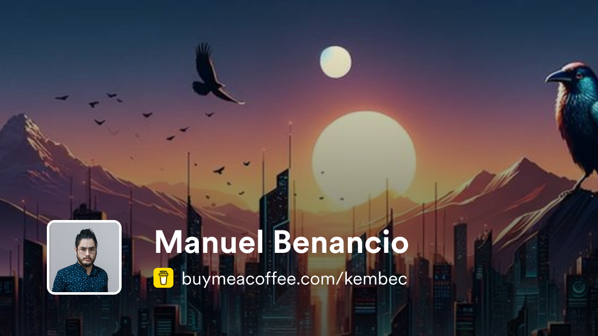Manuel Benancio - Buymeacoffee