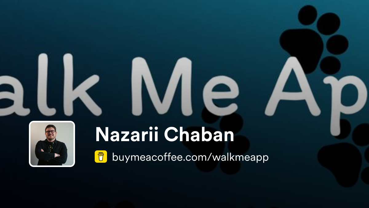 Nazarii Chaban is Mobile App Developer - Buymeacoffee