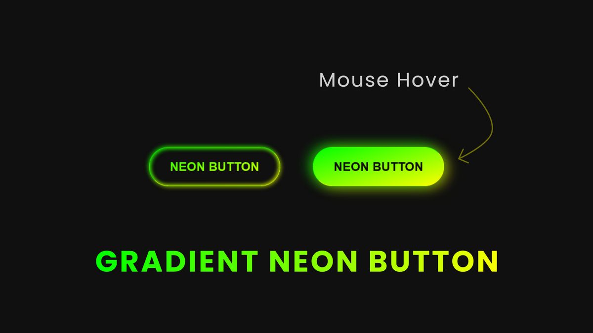 Gradient neon button using HTML and CSS — Adey Coder - Buymeacoffee