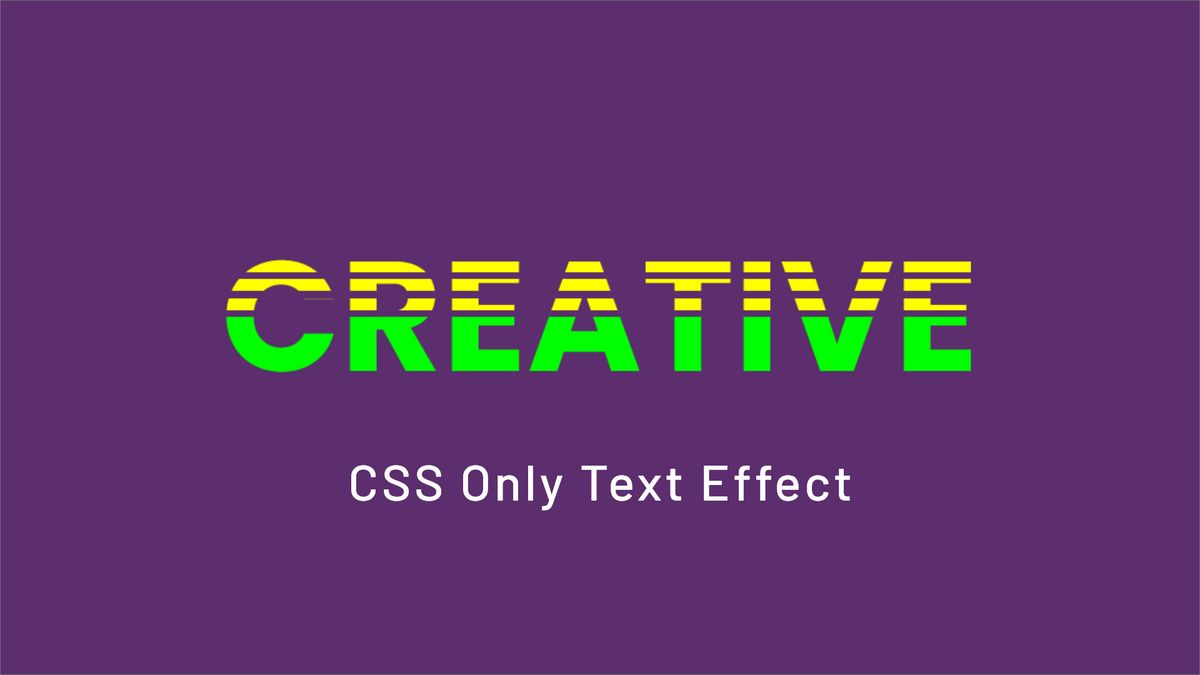Creative Text effect using CSS only — Adey Coder - Buymeacoffee