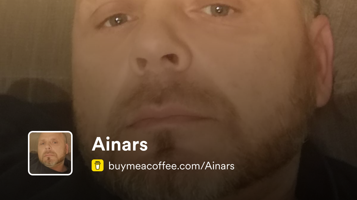 Ainars - Buymeacoffee