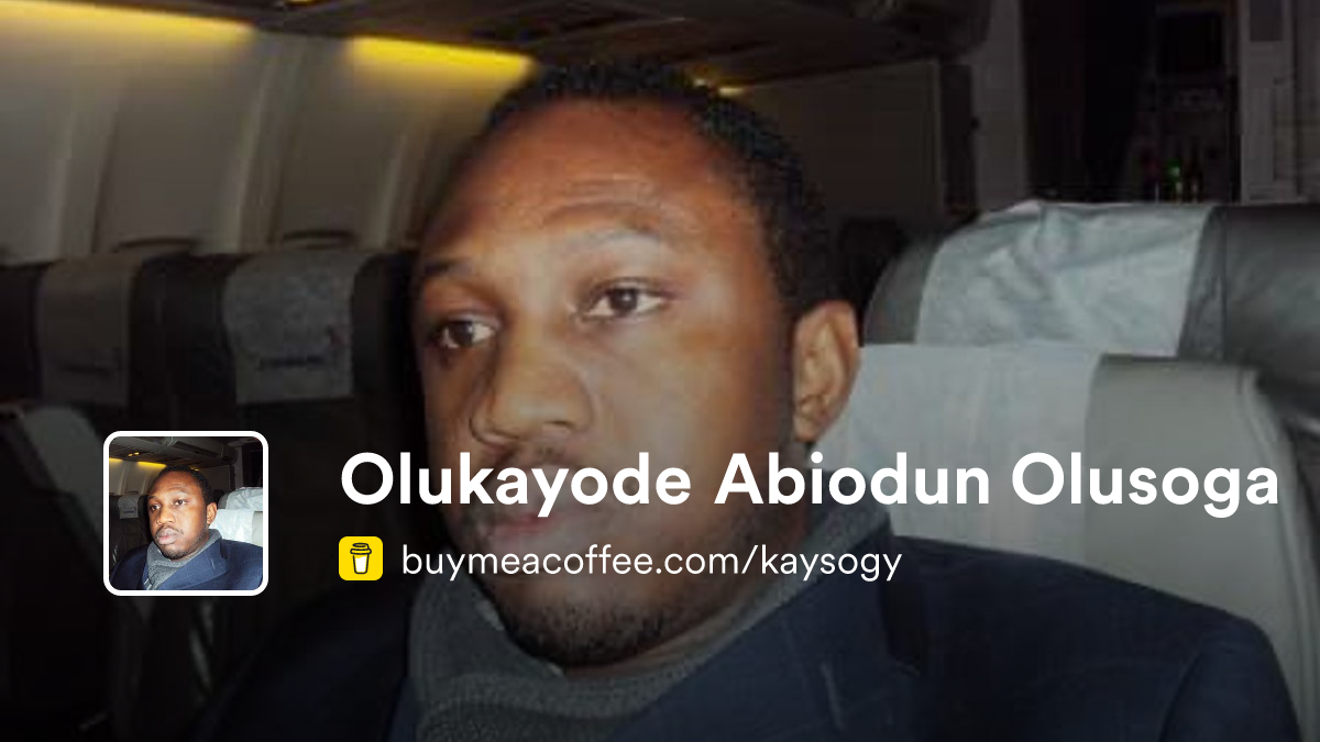 Olukayode Abiodun Olusoga - Buymeacoffee