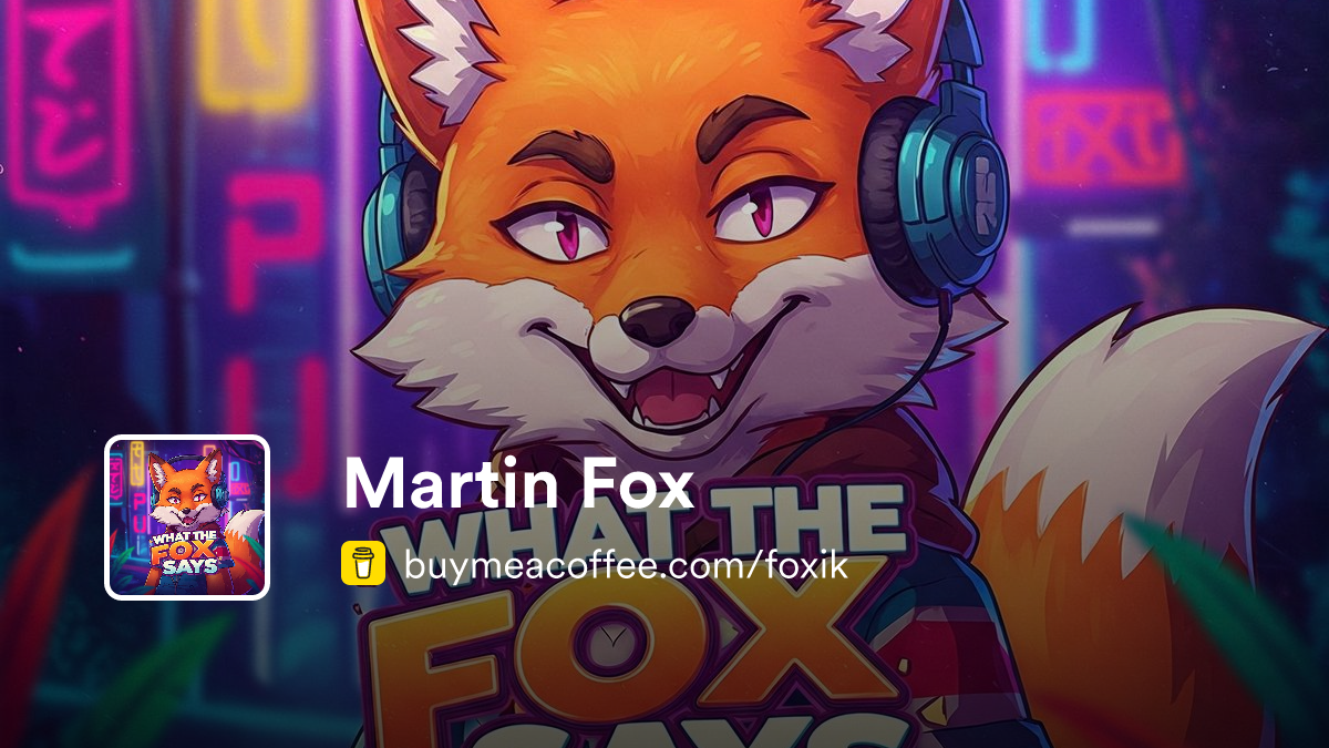 Martin Fox - Buymeacoffee