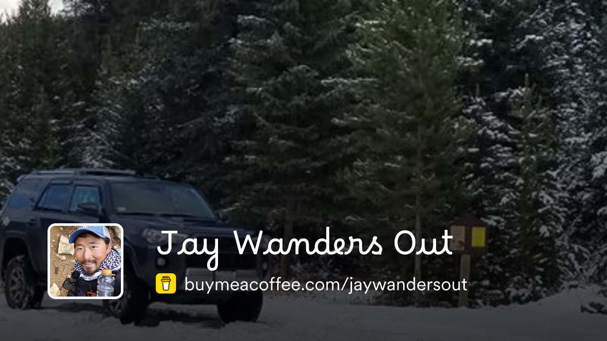 Jay Wanders Out is creating YouTube videos about hiking, overlanding ...