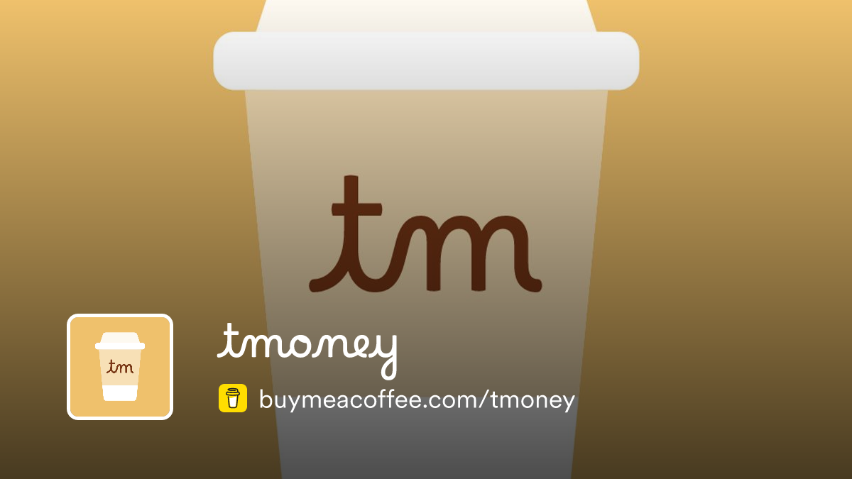 tmoney - Buymeacoffee