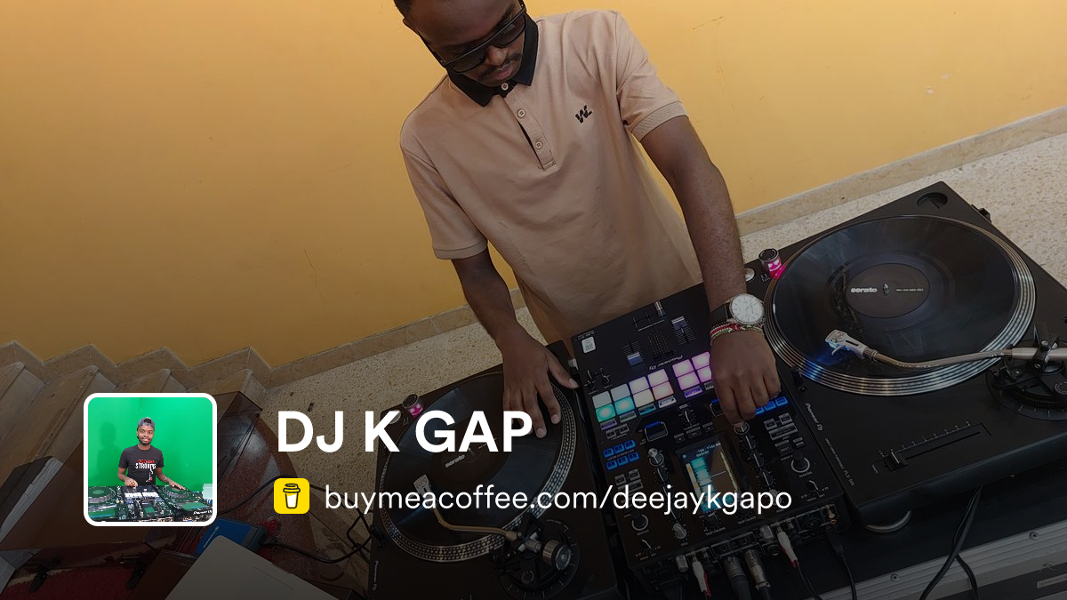 DJ K GAP - Buymeacoffee