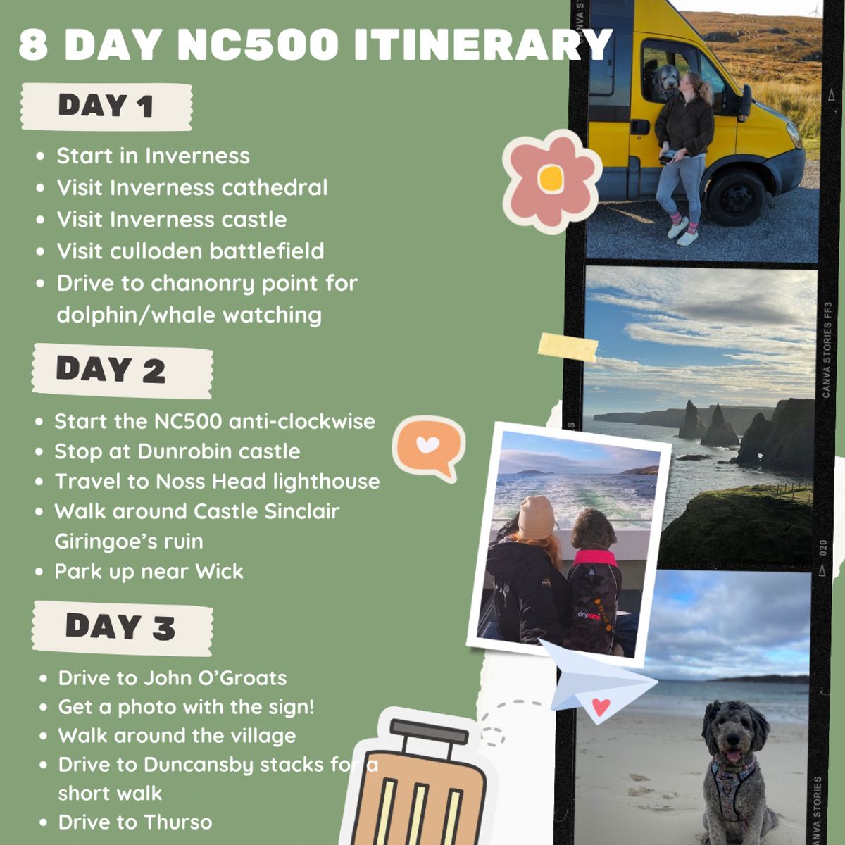 Our NC500 Itinerary — Roaming Stardust - Buymeacoffee
