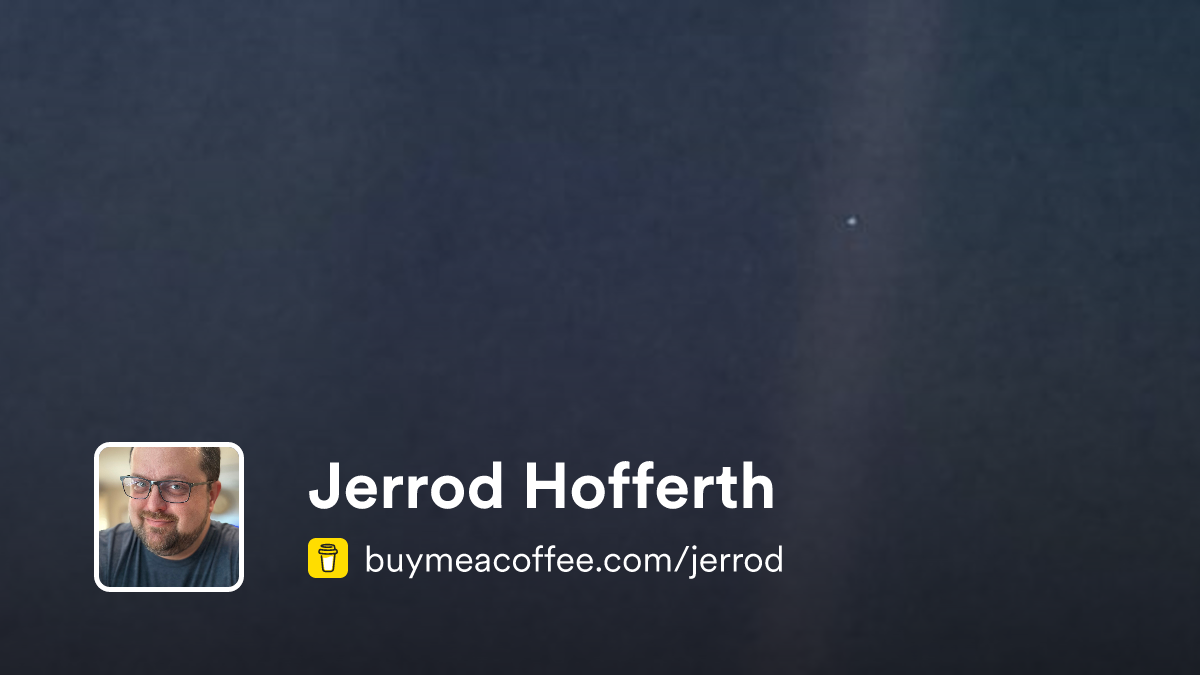 Jerrod Hofferth - Buymeacoffee